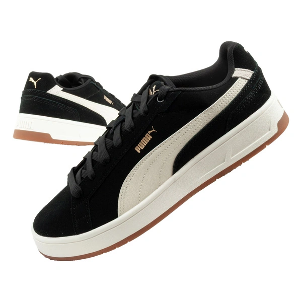 Puma buty sportowe męskie Court Classico sneakersy skórzane czarne ...