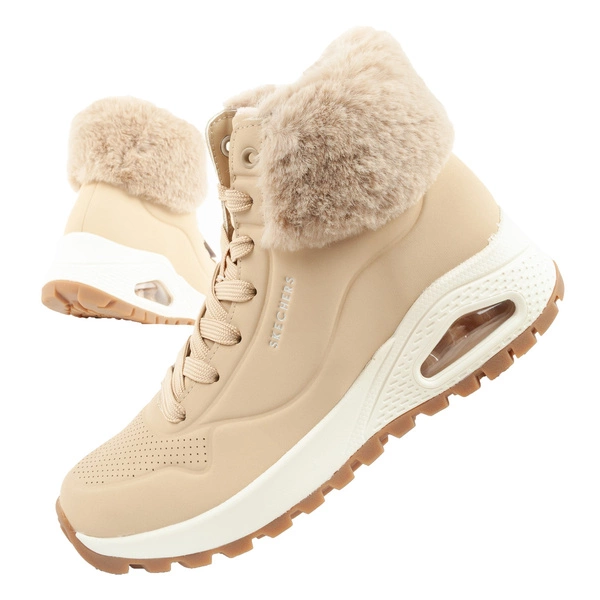 Skechers Uno Rugged buty sportowe damskie botki ocieplane zimowe ...